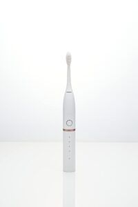 wavee w-1 rechargeable electric toothbrush, sonic brush technology, pearl white