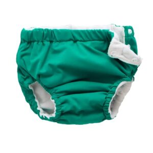 ijnuhb washable baby swim diaper reusable swimming diapers for toddler swimwear pants 0-3 years boys shower gifts (green,2-3 years)