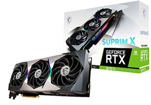 msi gaming geforce rtx 3070 ti 8gb gdrr6x 256-bit hdmi/dp nvlink torx fan 4 rgb ampere architecture graphics card (rtx 3070 ti suprim x 8g)