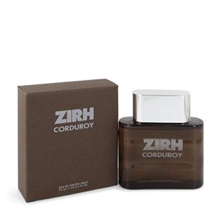 corduroy eau de toilette spray by zirh international cologne for men 2.5 oz eau de toilette spray {good luck}