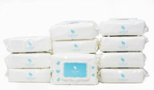 fresh & go gofresh baby wipes, gentle, 80 count per pack (12)