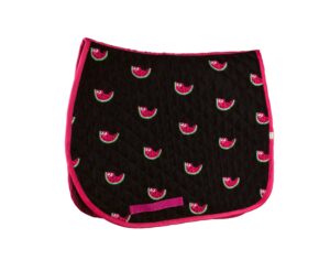 lettia embroidered watermelon baby saddle pad