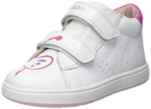 geox biglia 6 first steps shoe, girls, toddler, white, size 6.5