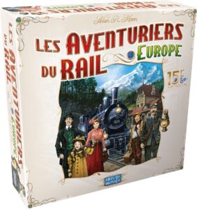 asmodee jeu - les aventuriers du rail : europe (15eme anniversaire)