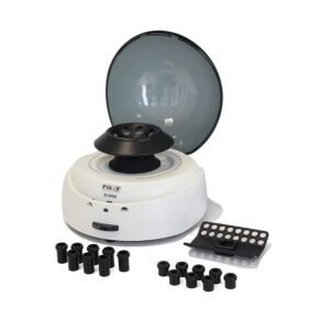 ulab mini centrifuge, lab benchtop micro centrifuge 7000rpm, low noise, 2 rotors for 8 x 0.2/0.5/1.5/2.0ml and 0.2ml×32 pcr strips or 0.2ml×4 pcr 8 strips, ump1008