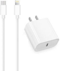 iphone 14 13 12 11 super fast charger [apple mfi certified ] 20w high speed pd usb-c wall charger 6ft cable compatible with iphone 14/14 pro/14 pro max/14 plus/13/13pro/12/12 pro/11/11pro,ipad