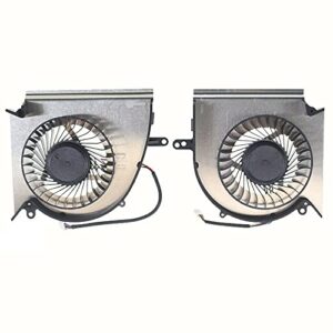 replacement fan for msi ge75 raider gl75 gp75 leopard ms-17e2 cpu + gpu cooling fan set