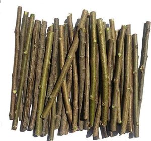 rnb store 100 pc natural neem chew sticks datun ayurvedic organic toothbrush for brushing teeth, remove bad breath & germs, relieve tooth ache