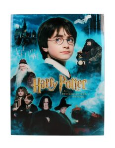 harry potter - impression en verre - philosopher's stone - 30x40 cm