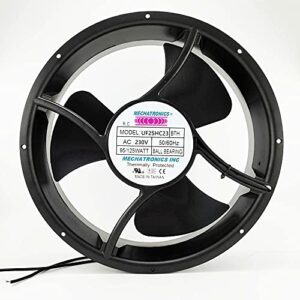 uf25hc23-bth ac230v 95/125w 850cfm 65db 254 x 107mm fan