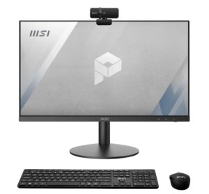 msi pro ap241 aio desktop, 23.8" fhd ips-grade led, intel core i7-11700, 16gb memory, 500gb ssd, wifi 6, bt 5.1, black, windows 10 home (11m-005us)