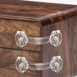 cabinet locks for babies, baby proofing safety locks, 10 pack duosi no screws no magnets fridge refrigerators locks baby proofing child safety cabinet locks for kitchen cabinets and drawers