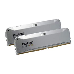 oloy ddr4 ram 16gb (2x8gb) blade aura sync rgb 3600 mhz cl14 1.45v 288-pin desktop gaming udimm (md4u0836144brade)