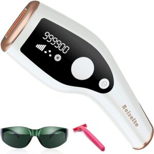 ipl hair removal device,990,000 flashes laser hair removal for women and men,painless and durable,easy home use hair removal for body,face,bikini zone