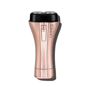 luminess silk & smooth duo blade hair remover, rose gold