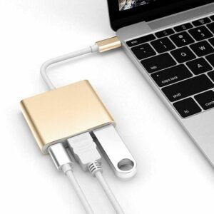 type c usb 3.1 usb-c 4k hdmi usb 3.0 adapter cable 3 in 1 hub