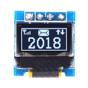 white 0.49 inch oled display module 64x32 ssd1306 0.49" screen i2c iic super bright for arduino avr stm32