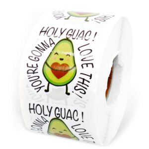 wailozco 1.5'' you're gonna love this avocado stickers , guacamole stickers,handmade stickers,business stickers,envelopes stickers for online retailers,handmade goods,small business,500 labels per roll