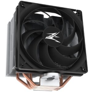 zalman cnps10x performa extreme performance cpu cooler, powerful 135mm annular fan 1500rpm, 75 cfm, 180w tdp, 4 heat pipes, stc 8 thermal paste included - standard