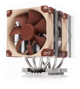 noctua nh-d9 dx-4189 4u, premium cpu cooler for intel xeon lga4189 (brown)