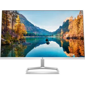 hp m24fw fhd 24 inches 1920 x 1080 ips monitor display 5ms gtg 1000:1 - 300 nits, on-screen controls, amd freesync low blue light mode; anti-glare, vga, hdmi - white (renewed)