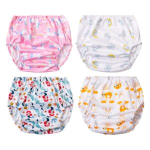 bisenkid waterproof plastic swim diaper cover for plastic pants good elastic rubber pants for toddlers plastic underwear covers for potty training pants girl 2t