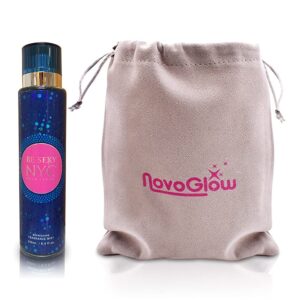 novoglow be sexy nyc fragrance mist for women-body mist set with deluxe suede pouch, 8.4 oz, ideal beauty gift for birthday, anniversary…