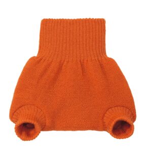 disana 100% wool diaper cover organic merino soaker over pants cloth diapers nappy 131 (orange, 86-92)