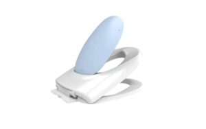 duri 3.0 toilet seat with built in potty training seat, slow-close, toilet training potty seat, removable (sky)