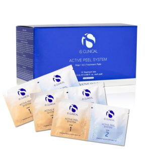 is clinical active peel system, two-step gentle at-home peel system for face exfoliation