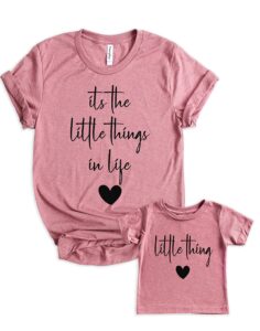 teeny fox little things in life mother daughter matching outfits mom and me cute family shirts