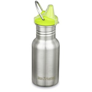 klean kanteen kid classic narrow 12oz (w/sippy cap) brushed stainless