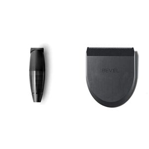 bevel beard trimmer + square blade bundle