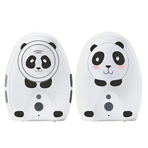 timeflys audio baby monitor digital focus panda baby monitor two way talk rechargeable battery 1000 feet long range usb connection paging night light cute