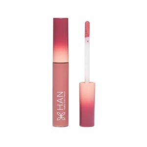 han skincare cosmetics vegan, cruelty-free, clean lip gloss, trailblazer | with organic argan oil and shea butter | 0.23 oz