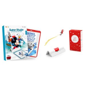 osmo - super studio disney mickey mouse & friends - ages 5-11 - learn to draw includes ipad base