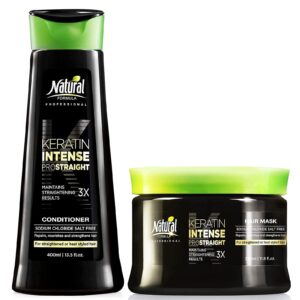 natural formula keratin intense conditioner and hair mask set hair repair treatment