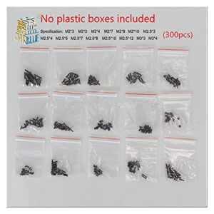 gjhl screw 300pcs m2,m2.5,m3 laptop computer screws replacement kit for screw durable (color : screw package)