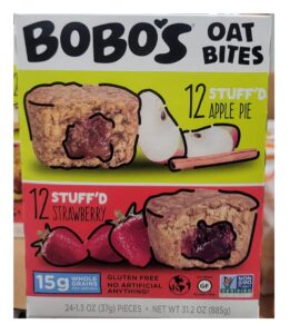 stuffed oat bites - bobo's 24 count (1.95lbs)