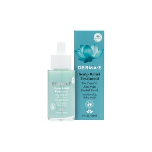 derma e scalp relief treatment, soothes itch and promotes scalp health