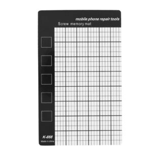 magnetic screw pad,universal multifunctional magnetic mat,grid design magnetic mat with note box,for absorb screw,mark the position of the screw and organize parts