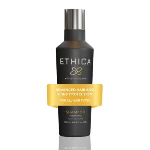 ethica professional shampoo. clarifying, volumizing, & hydrating. promotes strong healthy hair, scalp health, and hair growth, 8.45 oz