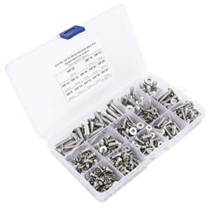 screw organizer, screws assortment set hex socket screw flat screw pocket hole screws, screws kit for electronics industry hardware fasteners diy