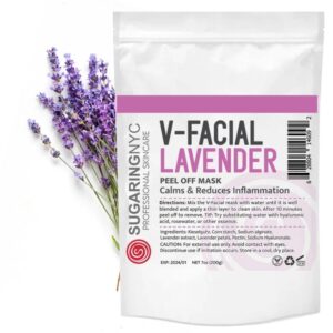 sugaring nyc vajacial mask lavender with lavender elements v-facial 7oz 200g