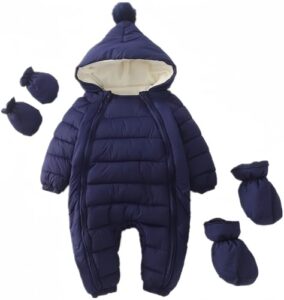 ohrwurm snowsuit for baby boy 9-12 months toddler girl winter coat infant jacker clothes navy 9-15 months