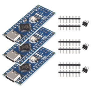 aceirmc 3pcs type-c usb ch340 5v 16mhz for nano 3.0 atmega328p controller board compatible for arduino nano ch340 usb driver nano v3.0 atmega328 (type-c)