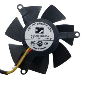 ccbbaa for gigabyte gtx 1050 ti fs1250-s2053a 12v 0.19a graphics card fan with 4.5cm diameter cooling fan