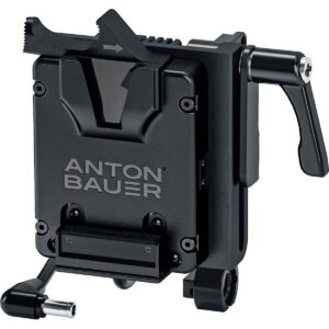 anton/bauer micro battery slide pro compatible with sony fx6 v-mount, professional camera rig for batteries, camera accessory, camera mount