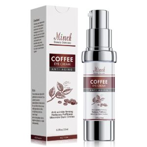 atidie caffeine eye cream: anti-wrinkle, dark circle & puffiness reducer, all skin types, 50ml