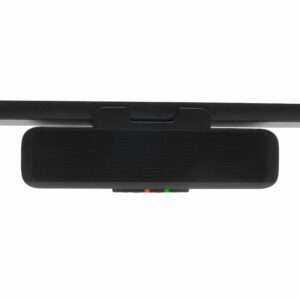 cyber acoustics usb speaker bar (ca-2890) – stereo usb powered speaker, easily clamps to monitor, convenient controls